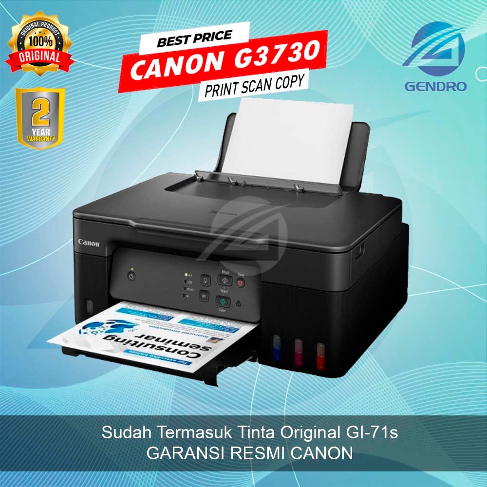 Jual Printer Canon G3730 PIXMA Ink Efficient G-3730 Print Scan Copy ...