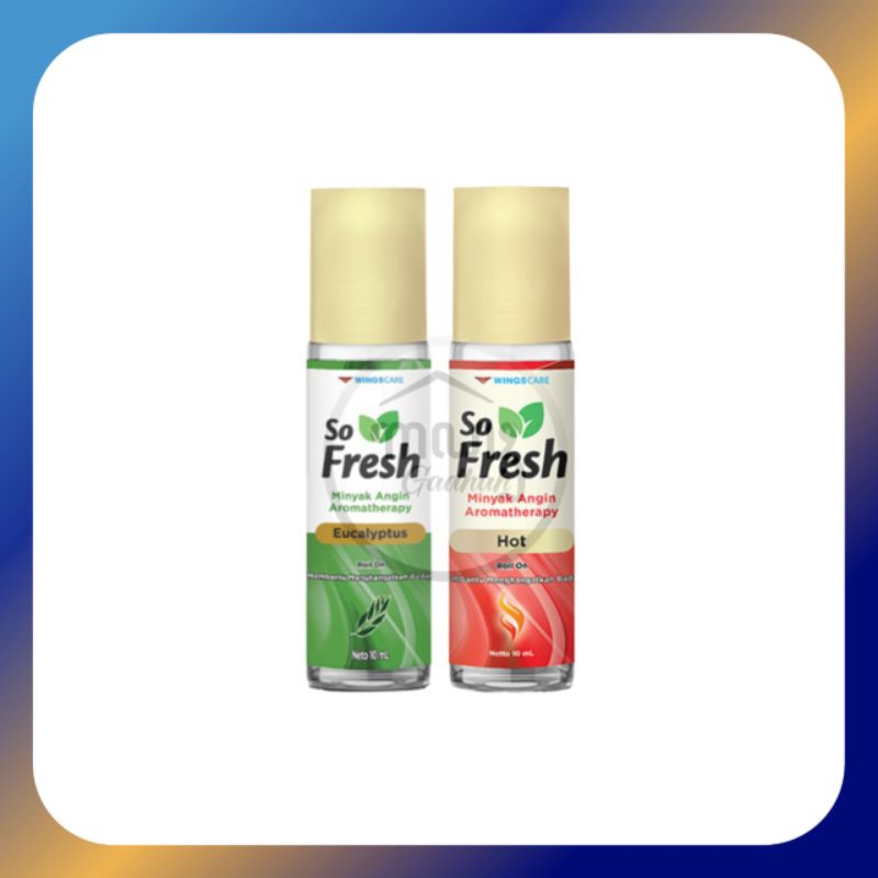 Jual So Fresh Minyak Angin Aromatherapy Roll On 10ml 10ML | Shopee ...
