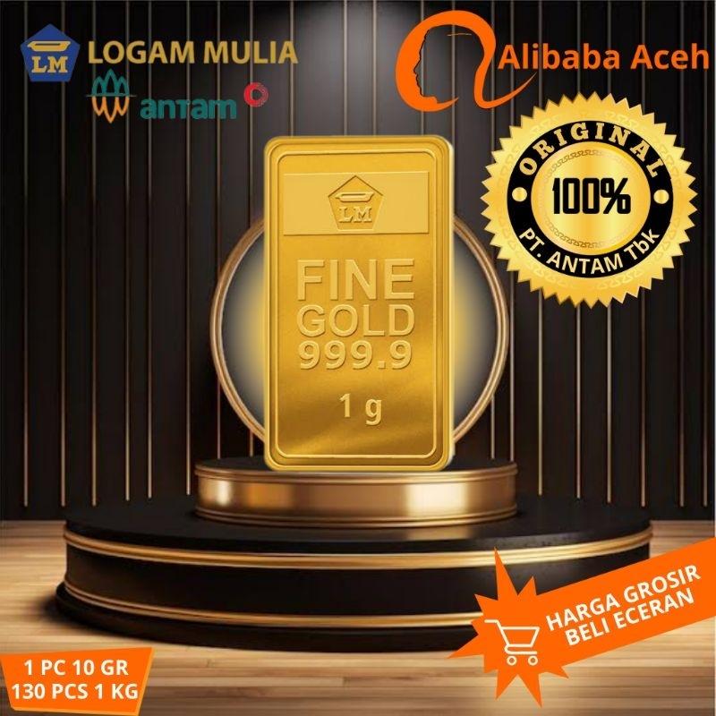 Jual Logam Mulia Antam 1gr Emas Antam 1Gr Emas Murni Antam 99.99% Antam ...