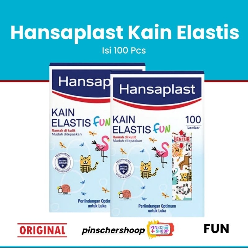 Jual Hansaplast Elastis Fun Isi 100 Plester Luka Elastis / Box | Shopee ...