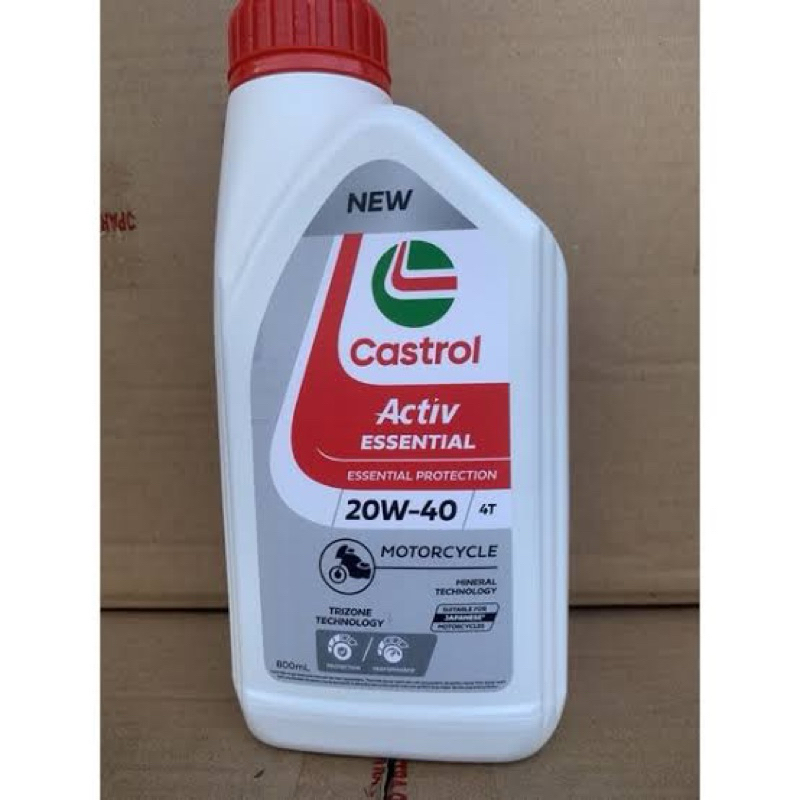 Jual Oli Castrol Go Activ Essential 4T 800ml SAE 20W-40 motor oil ...