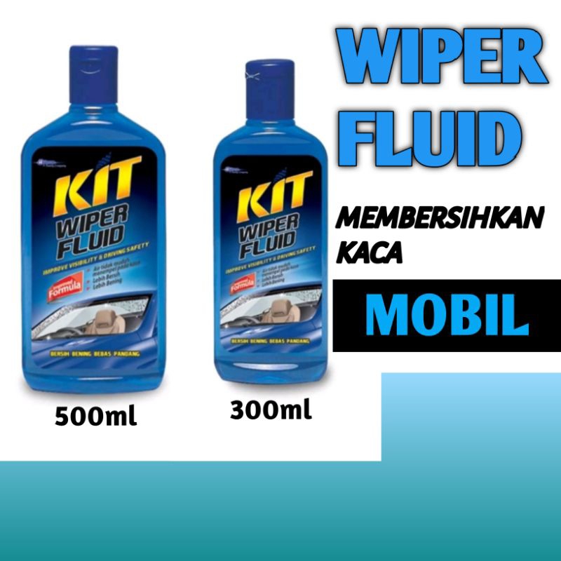 Jual KIT WIPER FLUID 500ml dan 300ml Cairan konsentrat wiper Mobil ...