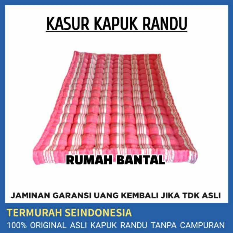 Jual KASUR KAPUK ASLI RANDU TEBAL 100% ORIGINAL | Shopee Indonesia