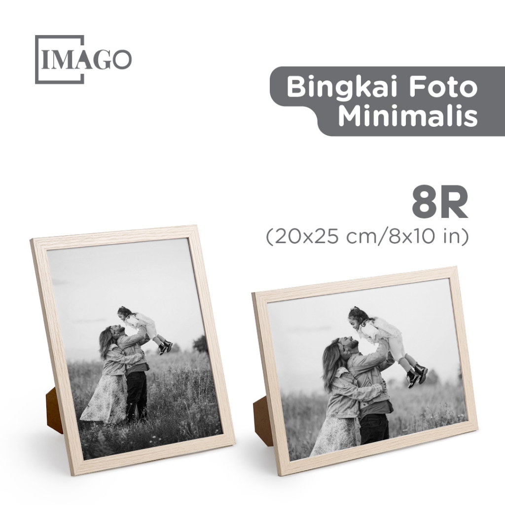 Jual Bingkai Foto Minimalis 8R (20x25cm) Pigura Frame Mika | Shopee Indonesia