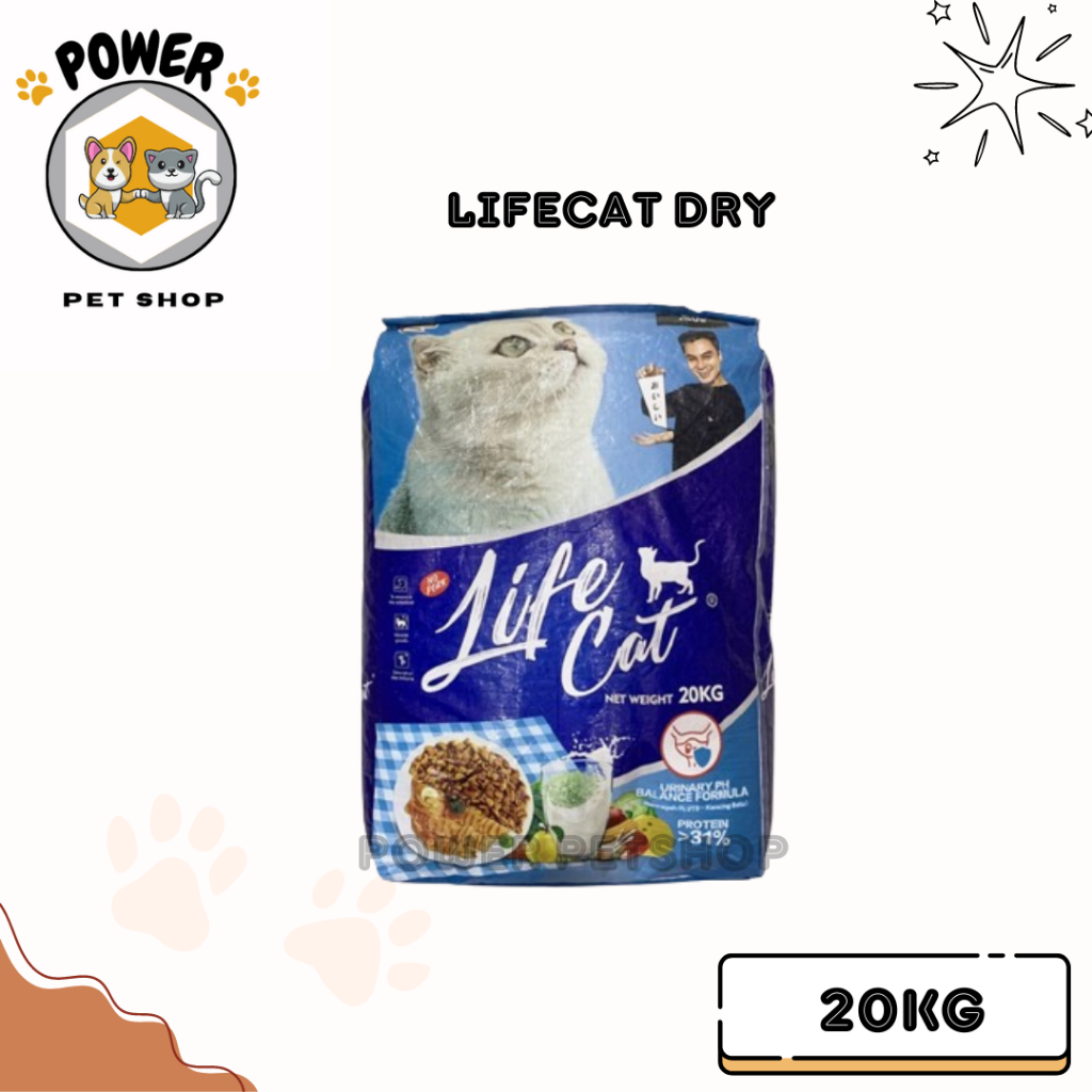 Jual LIFE CAT Dry Food Cat 20 KG (INSTANT/REGULER) | Shopee Indonesia