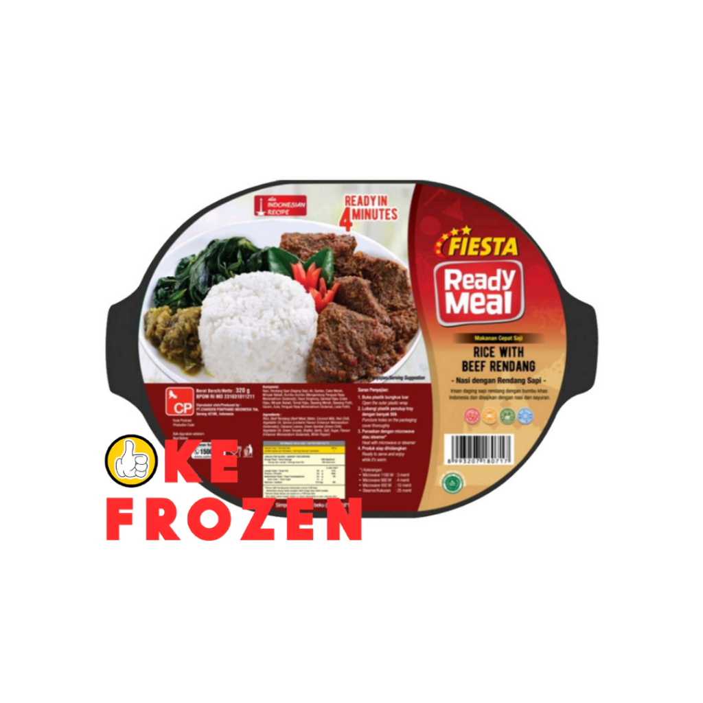 Jual FIESTA READY MEAL RICE WITH BEEF RENDANG 320GR NASI INSTANT SIAP ...