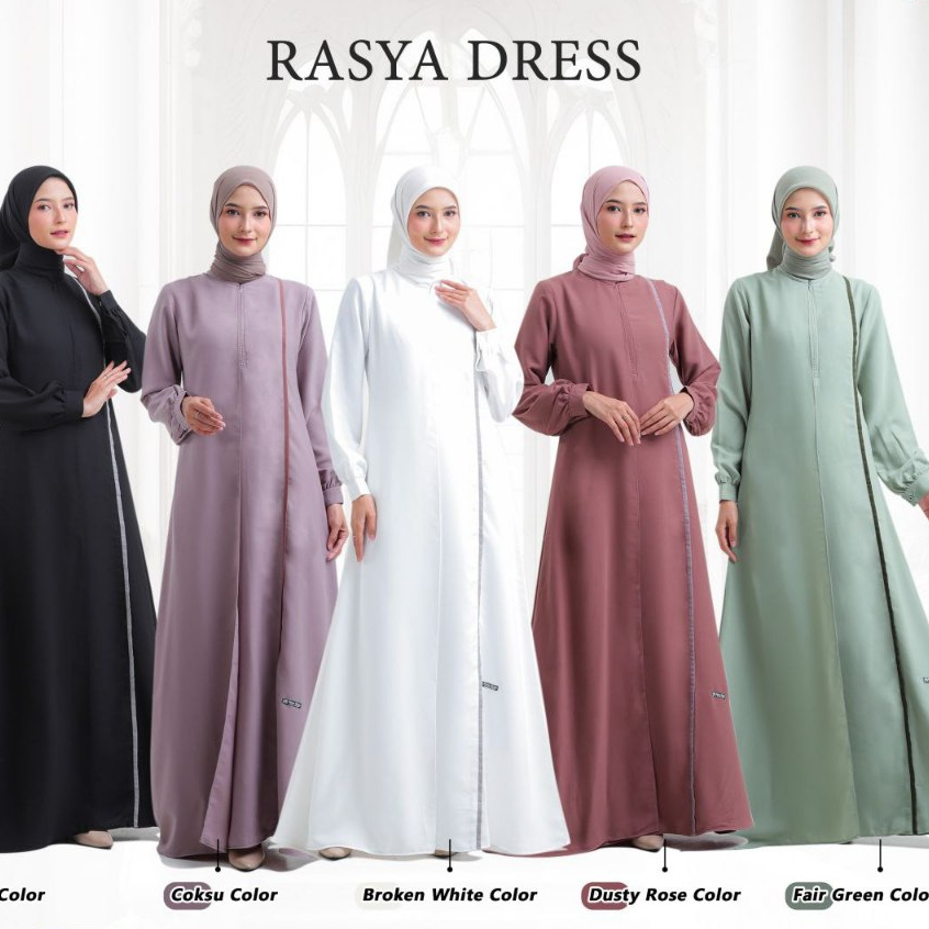 Jual Gamis New Step Brand Sister Lubi Rasya Dress Gamis Lubi Terbaru ...