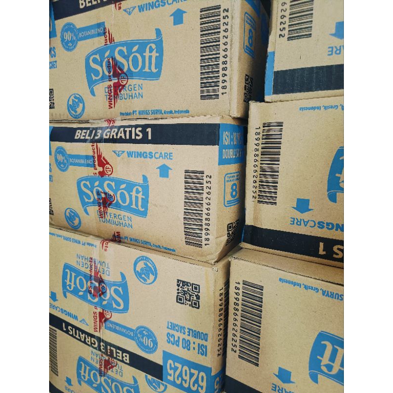 Jual So Soft Nature Fresh [1 Renceng | 16 sachet] Deterjen Cair ...