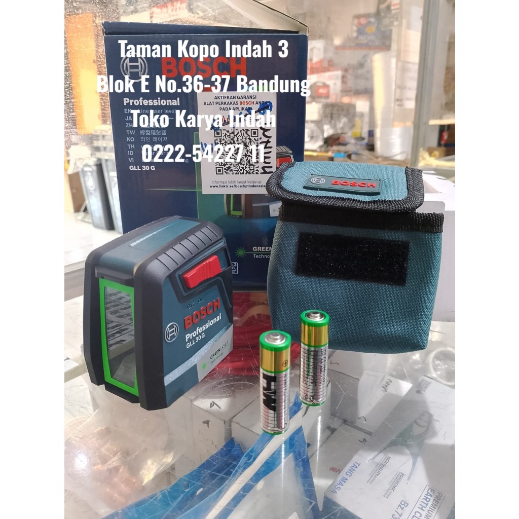 Jual Laser Level Self Tile Leveling Waterpass Alat Ukur Laser Bosch GLL ...