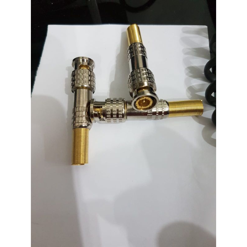 Jual CONECTOR JACK JEK BNC BESI+BUNTUT RG 6 CONECTOR CCTV | Shopee Indonesia
