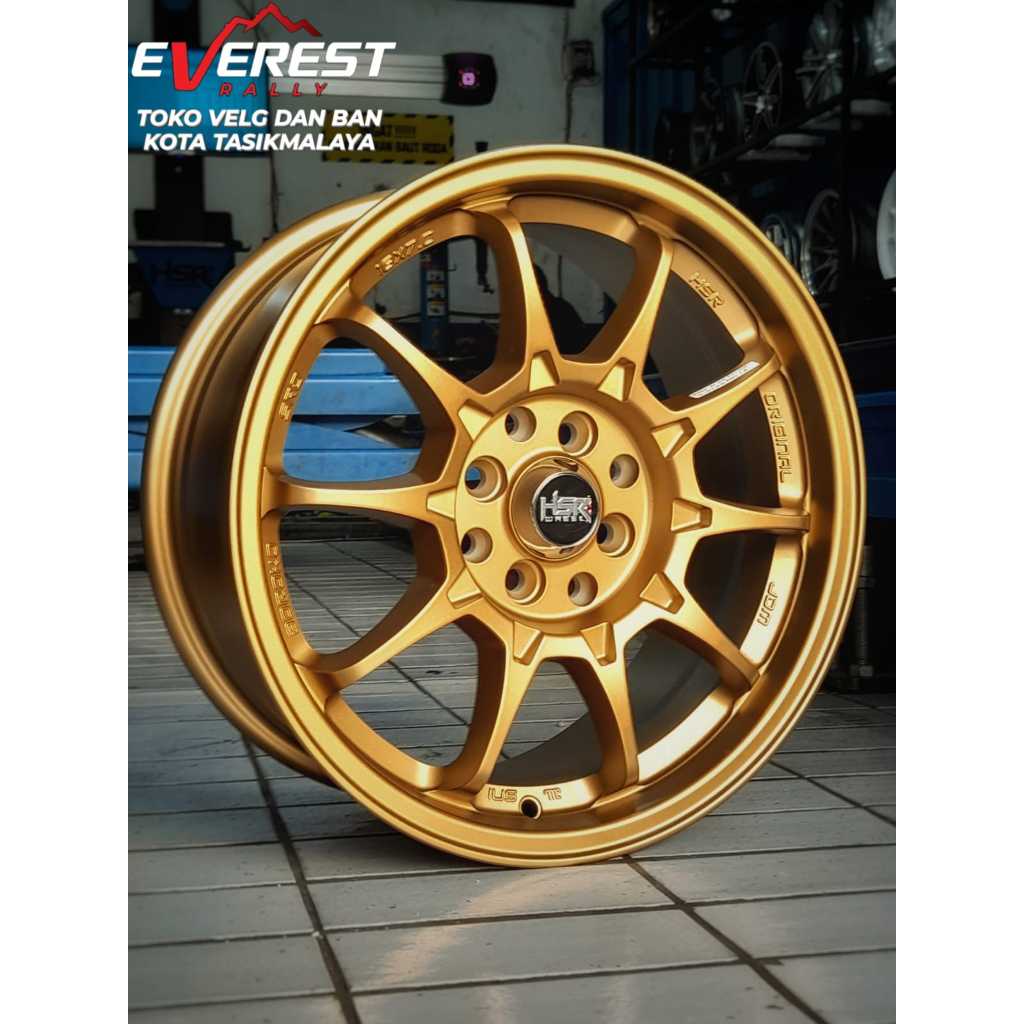 Jual VELG RACING HSR BOROKO SRD RING 16 WARNA GOLD COCOK UNTUK MOBIL CALYA | Shopee Indonesia