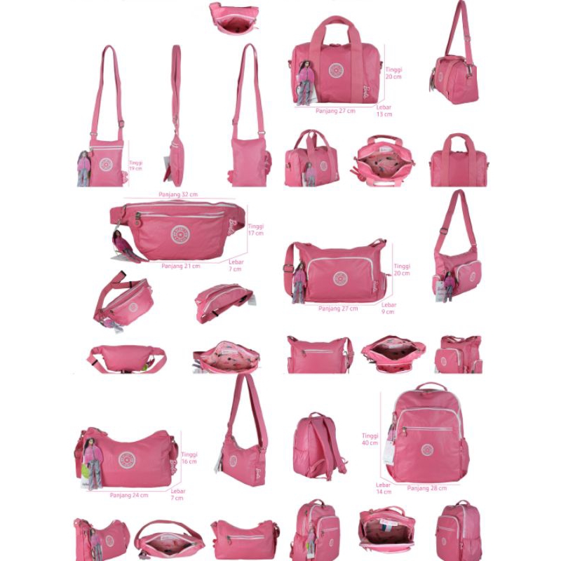 Jual Kip Ling Barbie Mattel Bag Tas Import Viral Best Seller | Shopee ...