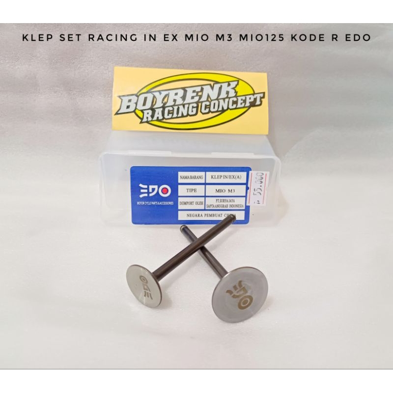 Jual VALVE SET IN EX / KLEP SET RACING MIO 125 MIO M3 EDO-BOYRENK ... Jual VALVE SET IN EX / KLEP SET RACING MIO 125 MIO M3 EDO-BOYRENK ...