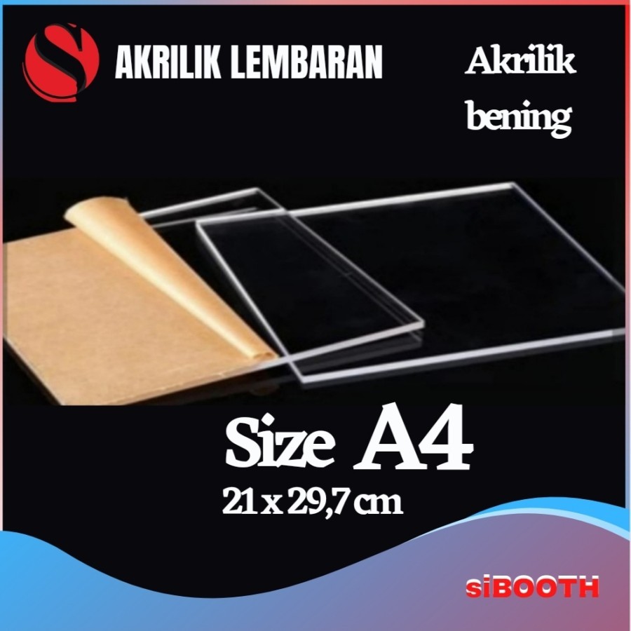 Jual Akrilik Bening 2mm A4 / Acrylic lembaran | Shopee Indonesia