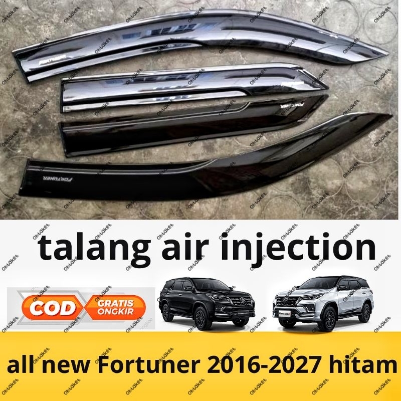 Jual Talang air side visor all new Fortuner 2016 2019 2020 2021 2025 2027 gr sport model ...