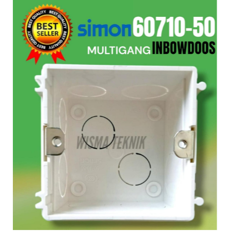 Jual Box Inbow Dus SIMON MultiGang 60710-50 1 Gang: 39+, 50, E6, i7 ...