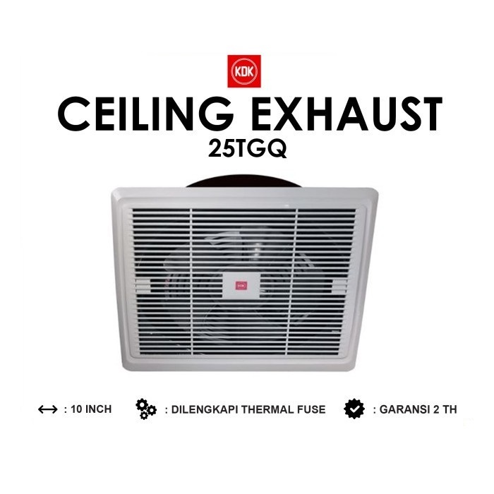 Jual KDK 25TGQ Ceiling Mount Exhaust Langit Plafon 10 inch 25TGQ2 25 ...