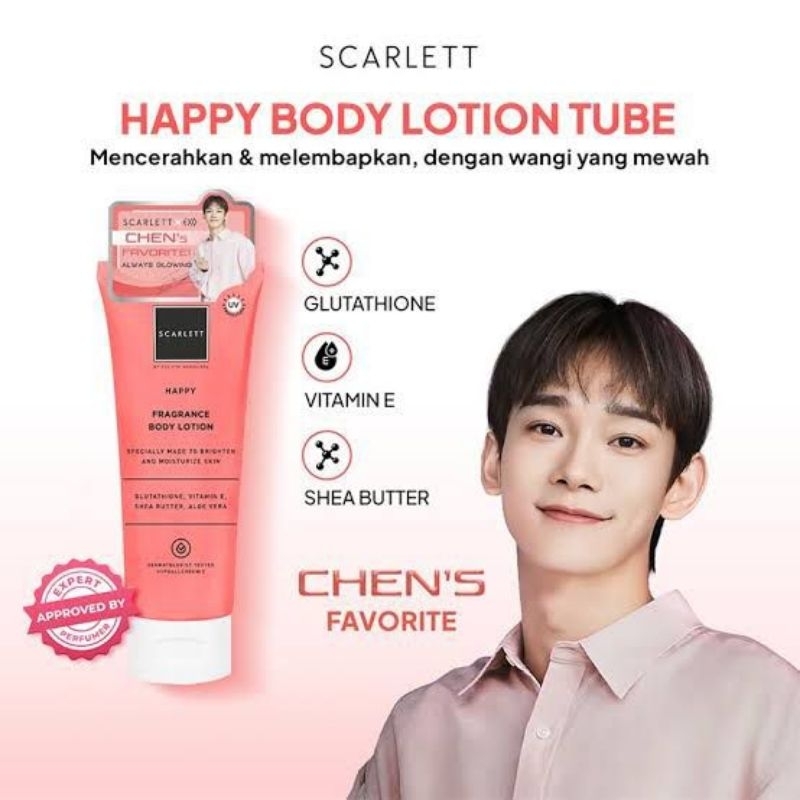 Jual Scarlett Whitening Body Lotion Tube - 180mL, scarlett body scrub ...