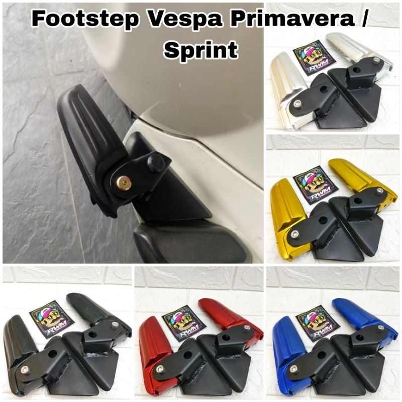 Jual Footstep Vespa Sprint Primavera LX S V 125 iget Bostep Postep ...