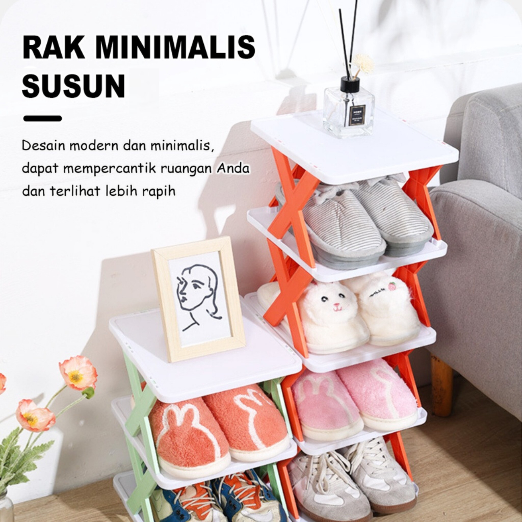Jual Wing Star Shop - Rak Sepatu Tingkat Serbaguna Bisa Untuk Rak ...