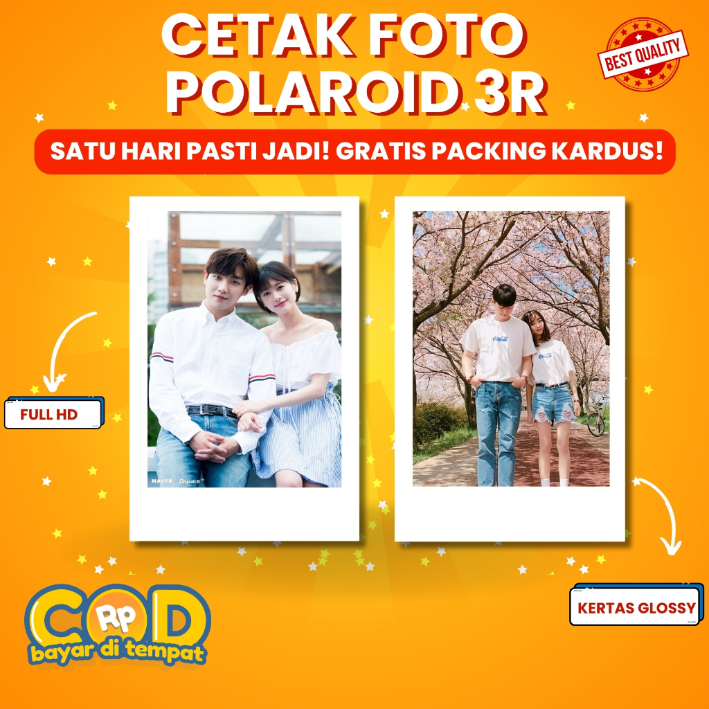 Jual Cetak Print Foto Poto Photo Polaroid 3R Asli COD Palaroid Custom ...