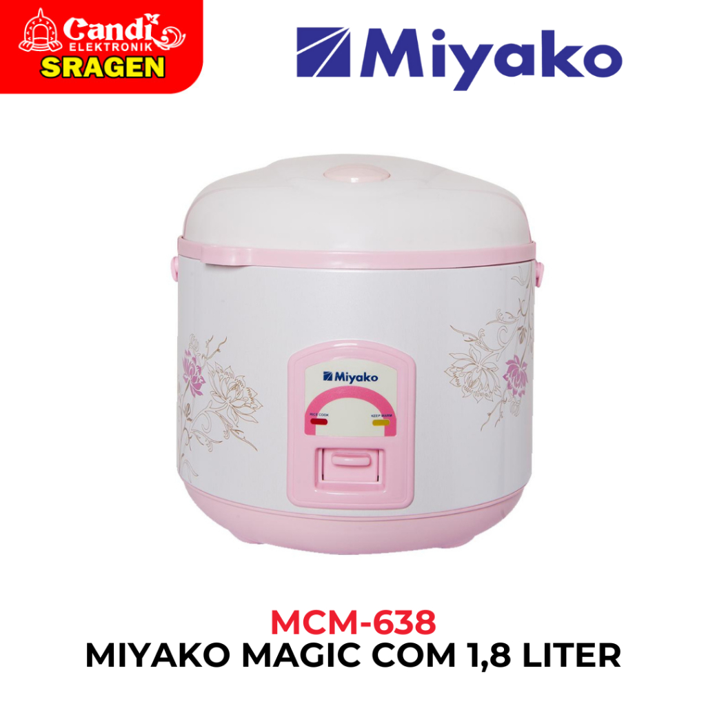 Jual MIYAKO Magic Com 1,8 Liter - MCM-638 | Shopee Indonesia