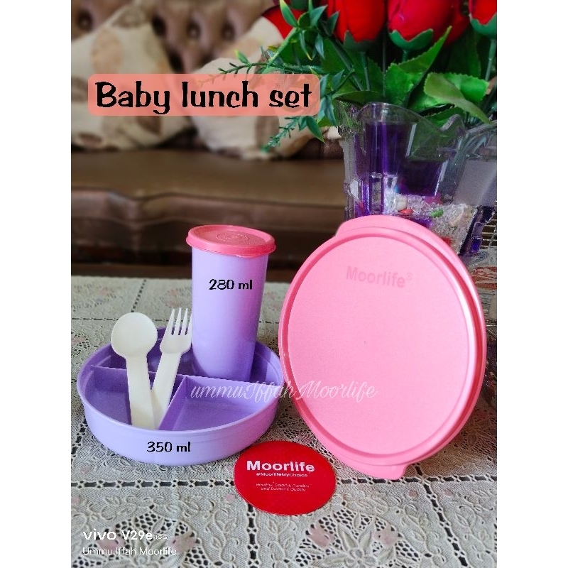 Jual Moorlife original baby lunch set | Shopee Indonesia