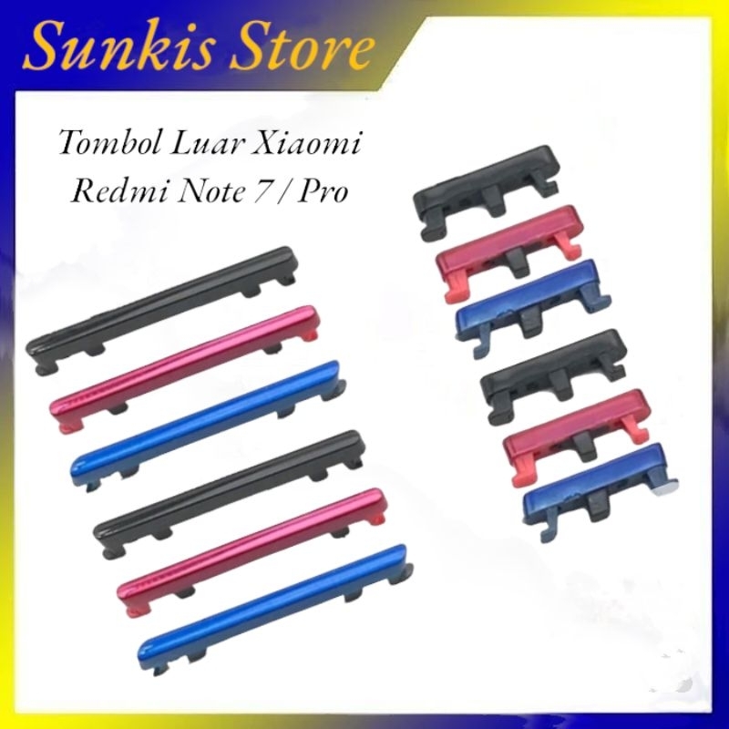 Jual Keypad Tombol Luar Xiaomi Redmi Note 7 / 7 Pro On Off Volume ...