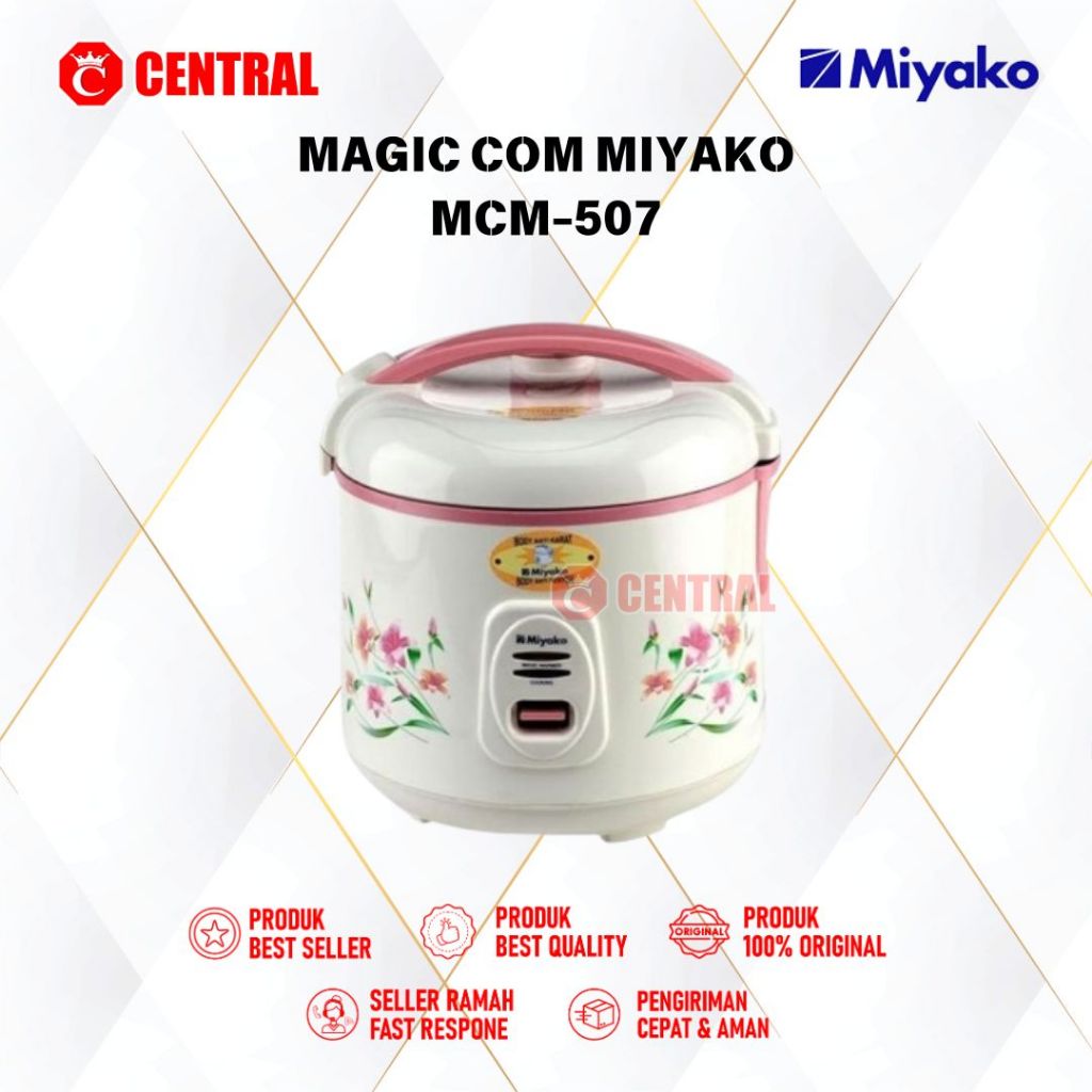 Jual MIYAKO MAGIC COM - RICE COOKER MCM-507 / MCM507 / MCM 507 ...