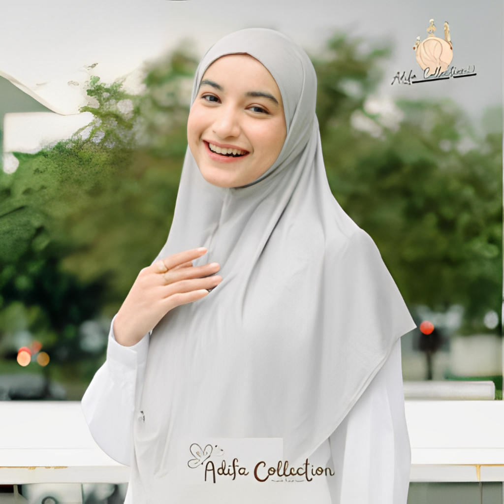 Jual BERGO INSTAN NON PET JERSEY MALAY KHIMAR NADINE SIZE XL By Adifa Collection | Shopee Indonesia