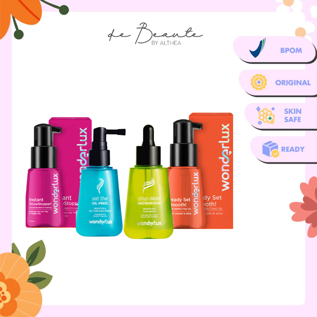 Jual Wonderlux Instant Showstopper Hair Perfecting Oil | Serum Hair ...