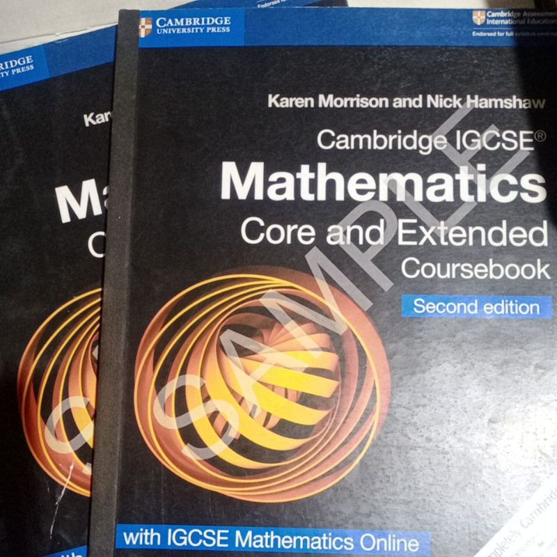 Jual Buku Cambridge IGCSE Mathematics Core and Extented[Sample ...