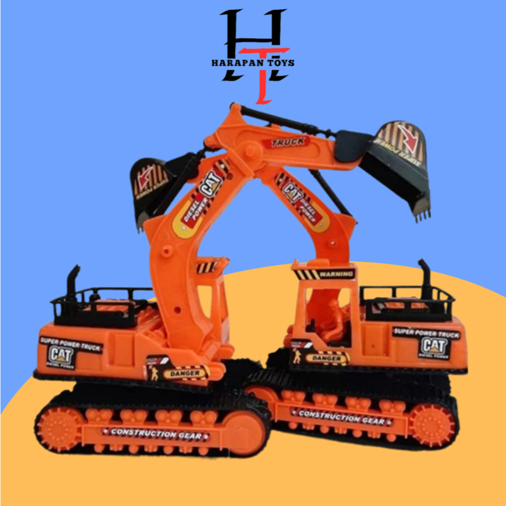 Jual Mainan Anak beko excavator Mobil Traktor Konstruksi PC ...