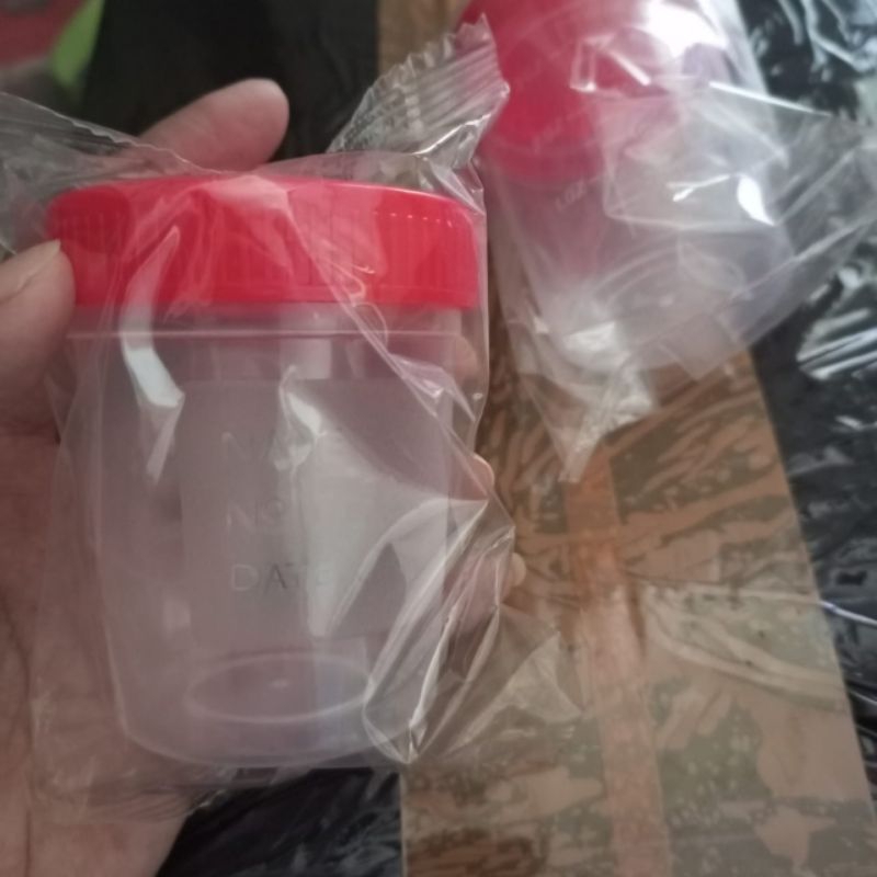 Jual Pot Sample 100ml pot dahak 100ml pot urine 100ml sterile | Shopee ...