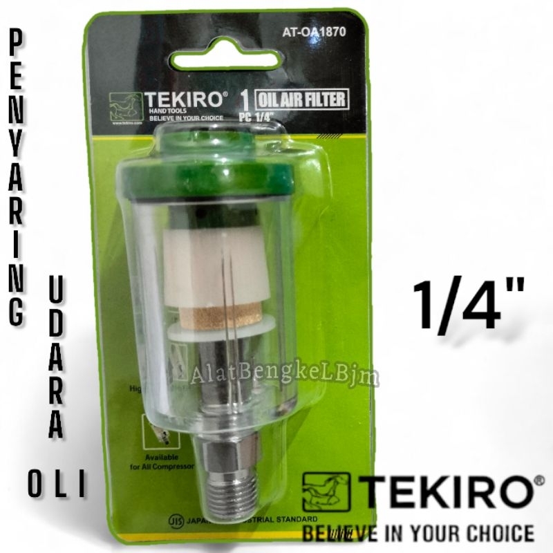 Jual AIR FILTER COMPRESSOR "TEKIRO" 1/4" ||OIL AIR FILTER/PENYARING ...