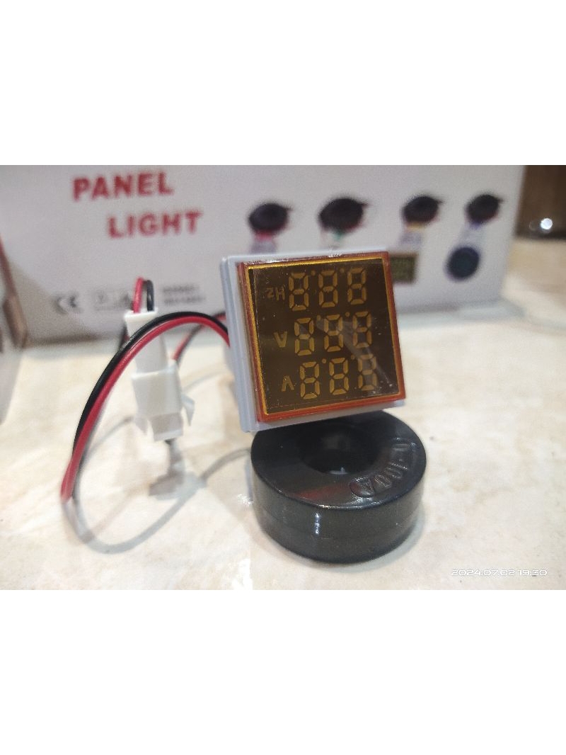 Jual Pilot Lamp Digital AC 3 in 1 indikator 60-500V 0-100A Volmeter ... Jual Pilot Lamp Digital AC 3 in 1 indikator 60-500V 0-100A Volmeter ...
