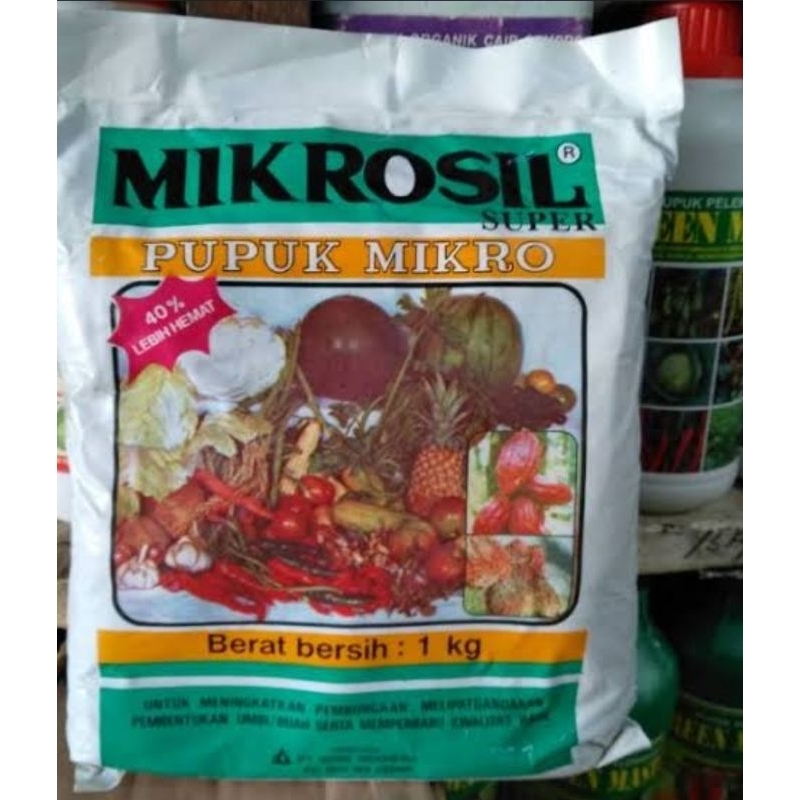 Jual pupuk mikro MIKROSIL SUPER 1 KG untuk tanaman sayur dan buah ...