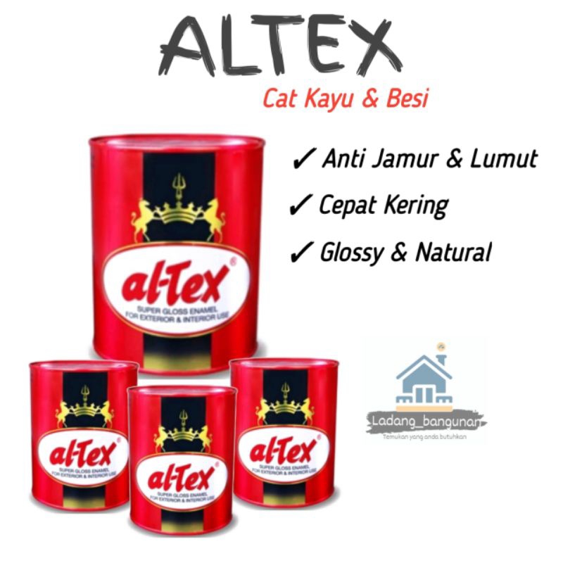 Jual CAT KAYU & BESI ALTEX SYNTHETIC TERBAIK 100 gr PINTU MEJA JENDELA ...