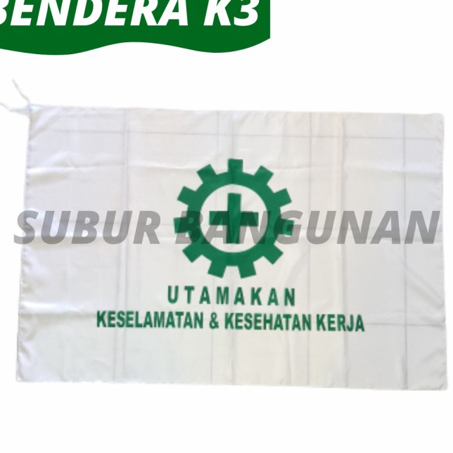 Jual BISA COD Bendera Safety K3 Utamakan Keselamatan dan Kesehatan ...