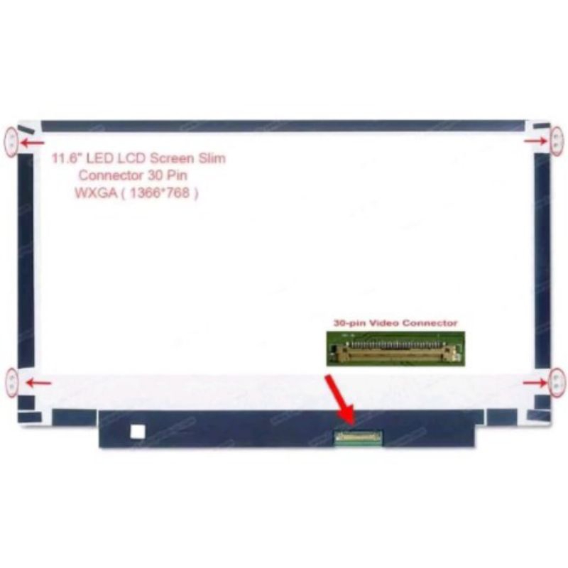 Jual LED LCD Laptop Asus vivoBook E203mah E203 E203N E203M - SOKET ...