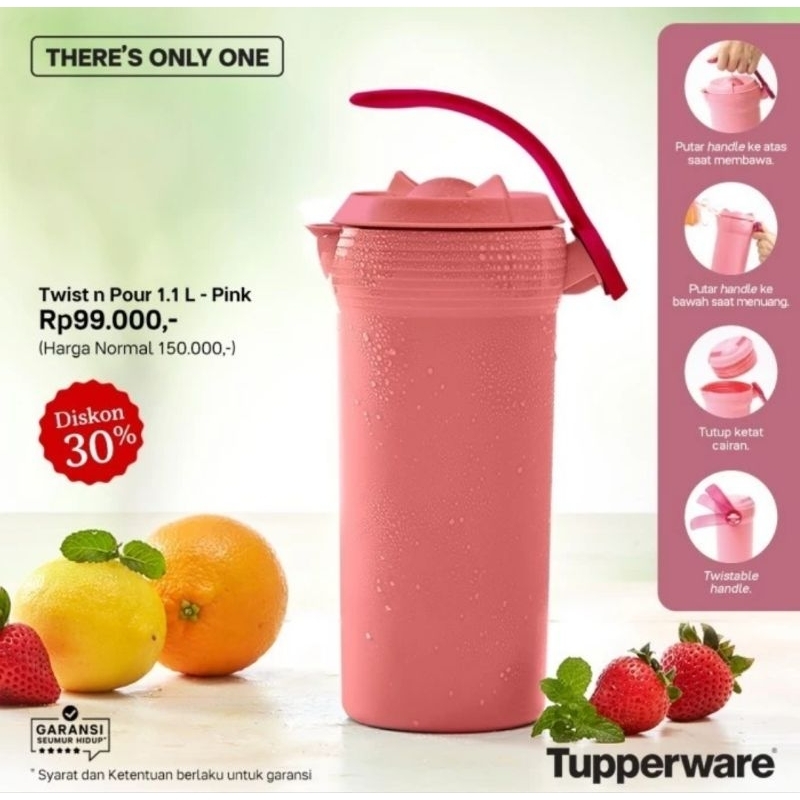 Jual twist n pour tupperware | Shopee Indonesia