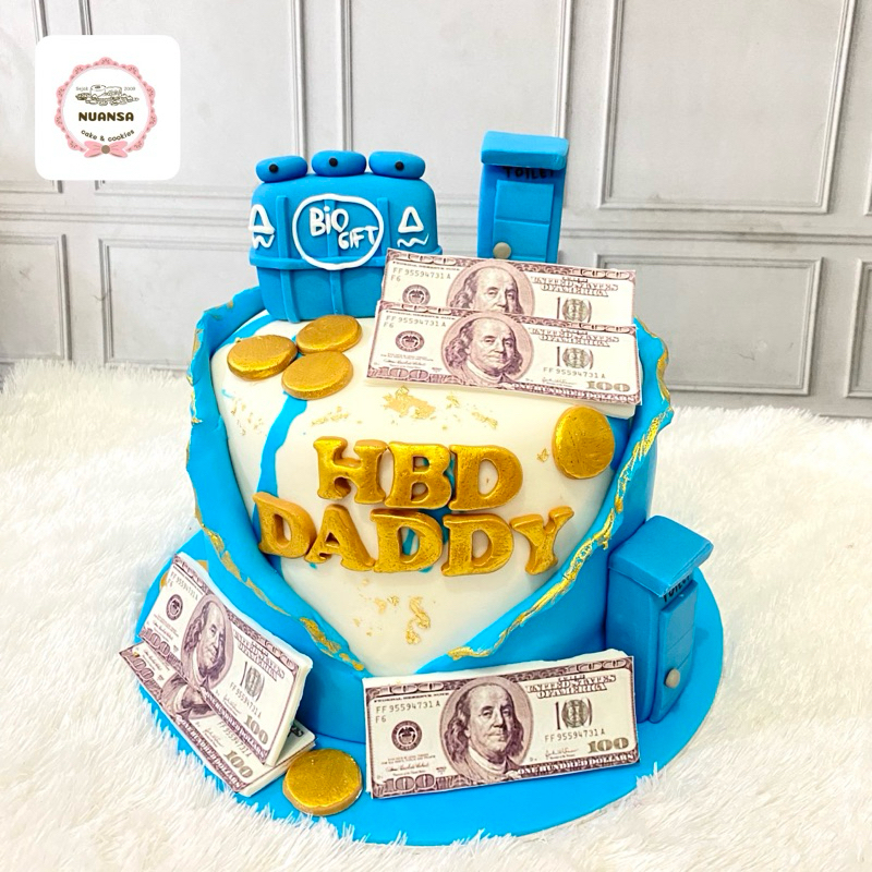 Jual custom kue ulangtahun dollar/rupiah | Shopee Indonesia