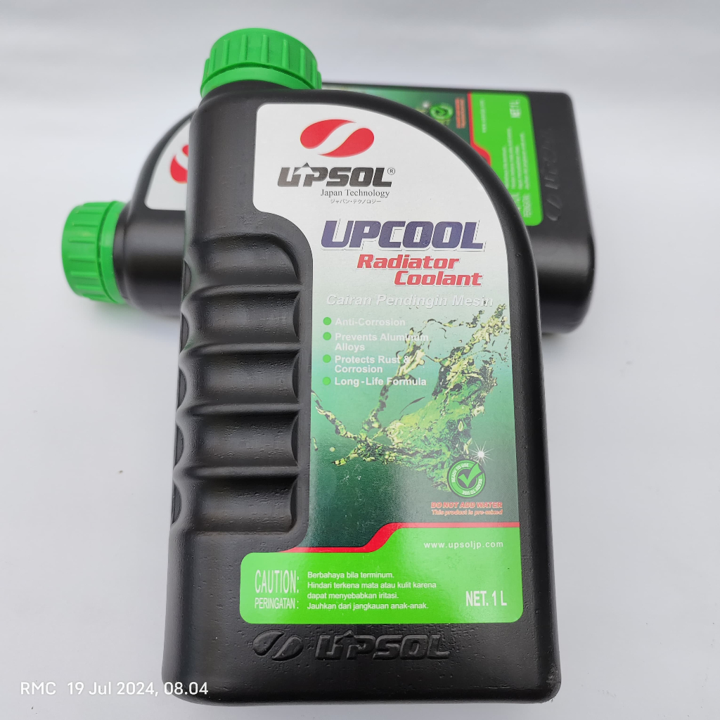 Jual Air Radiator /Air Coolant UPSOL HIGH TEMP Cairan Pendingin Radiator 1 Liter | Shopee Indonesia