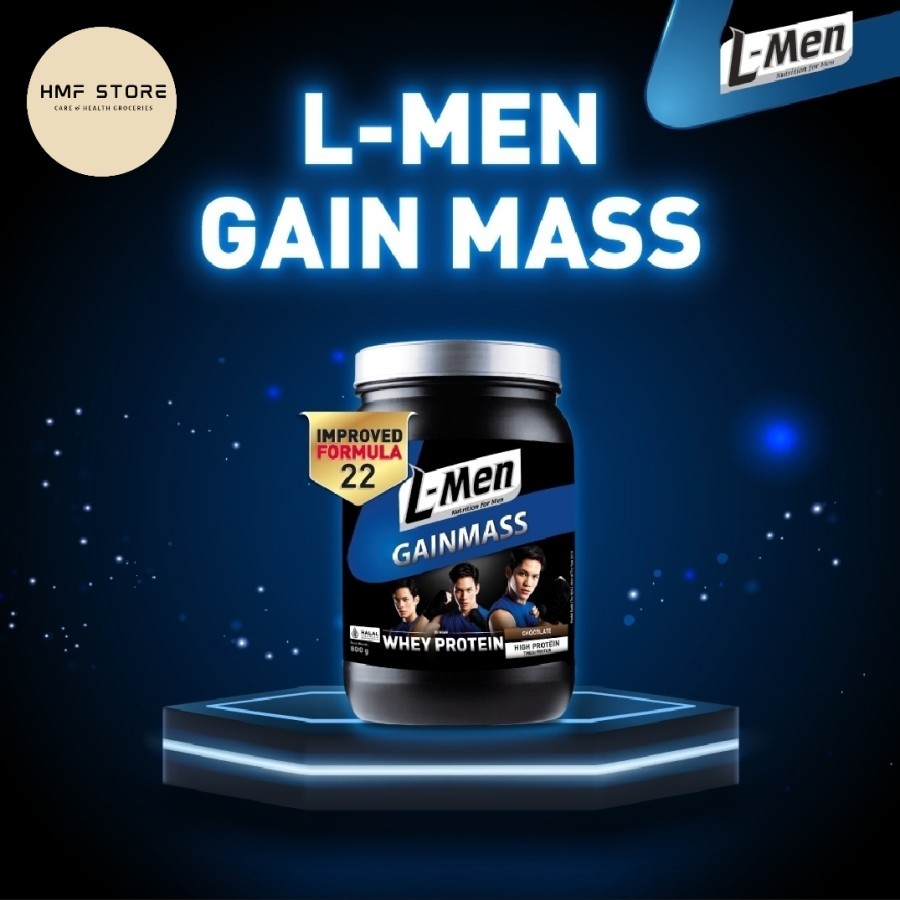 Jual L-men gain mass 800gr susu penambah masa otot lmen gainmass ...