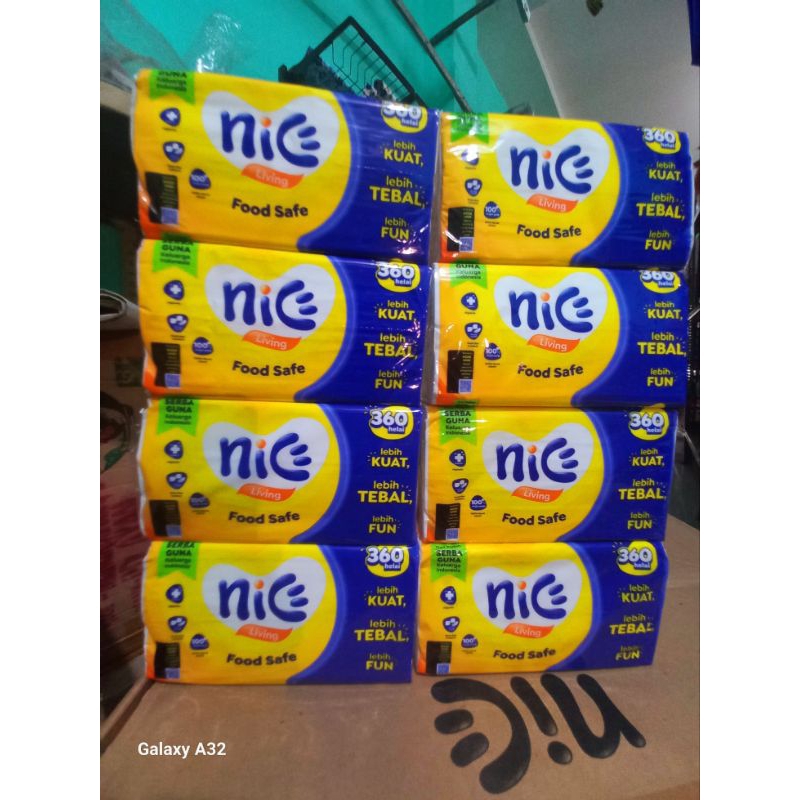 Jual paket [ 8 pack ] NICE facial tissue isi 360helai 2ply lebih tebal ...