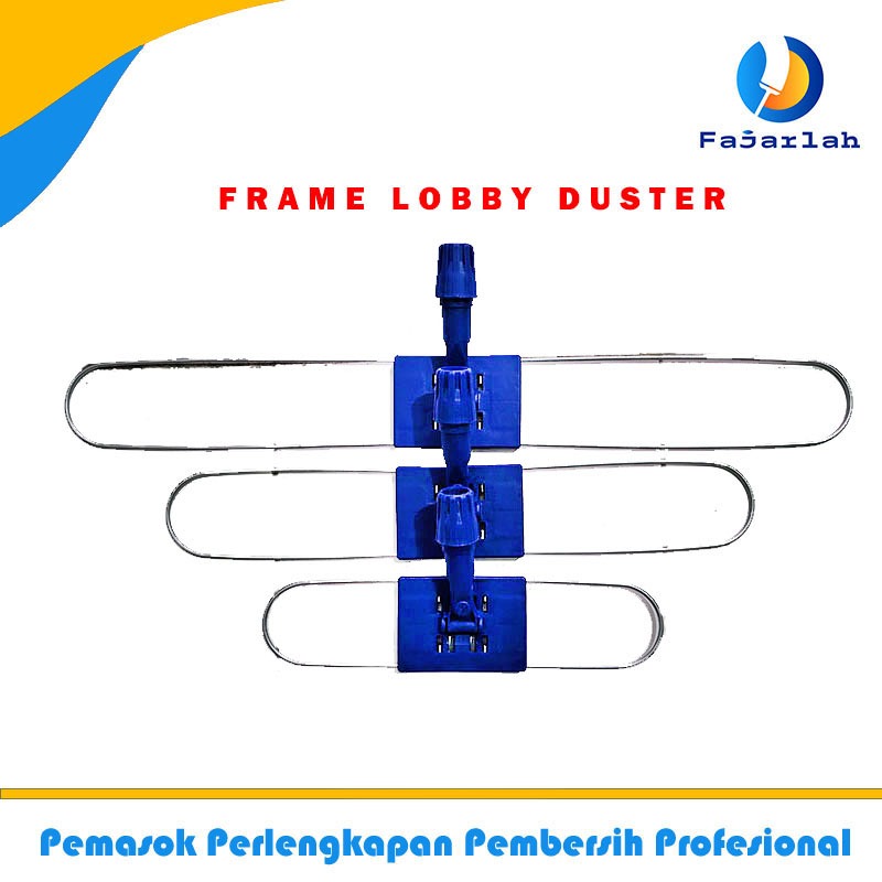 Jual FAJARLAH Frame Lobby Duster gagang mop jepit sapu lobby Tongkat ...
