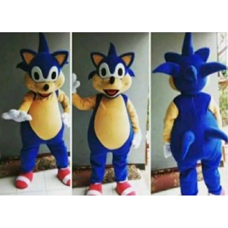 Jual kostum badut mascot sonic | Shopee Indonesia