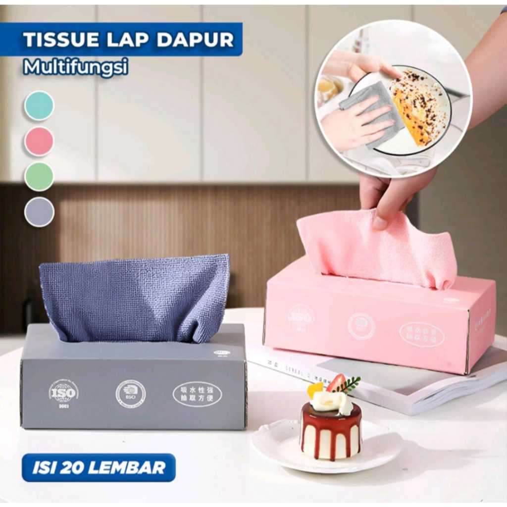 Jual [AGS] Tisue Dapur Serbaguna isi 20Lembar / Tisue Kain Lap Serap ...