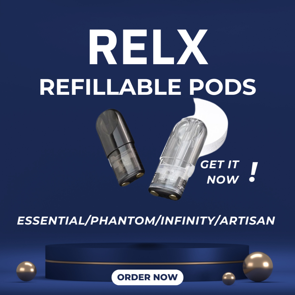 Jual Refillable empty pods / catridge - compatible to Relx device | Shopee Indonesia