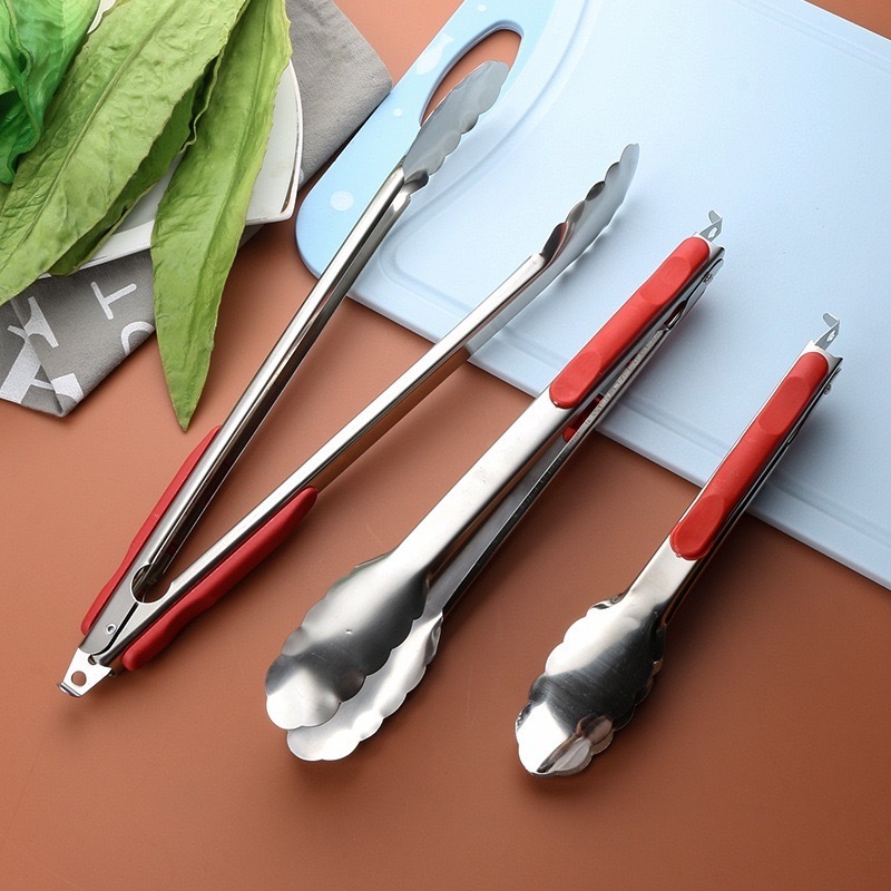 Jual Capitan Makanan Stanlis / Jepitan Makanan Fujika Stainless Tebal ...